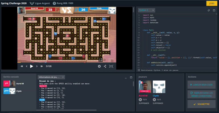 Challenge CodinGame - Mangez les tous !!! - Tech Blog INGENIANCE